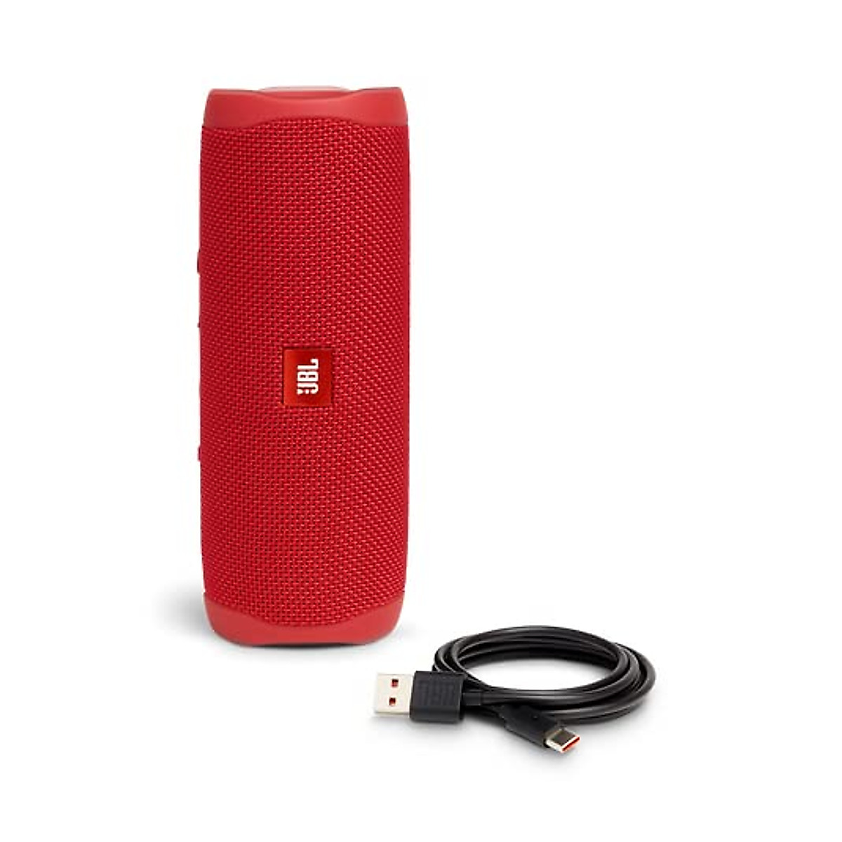 JBL FLIP 5 Portable Speaker IPX7 Waterproof Bundle with gSport Deluxe Hardshell Case (Red)