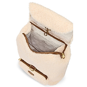 UGG womens Inara Sherpa Backpack, Natural, One Size US