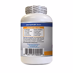 Dog Joint Turmeric - Pets Turmeric Joint Health - for Dogs and Cats - Advanced Complex - Turmeric for Dogs Curcumin pet antioxidant - 2 Bottles (120 Tablets)