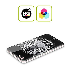 Head Case Designs Bengal Tiger Big Face Illustrated 2 Soft Gel Case Compatible with Oppo A57s