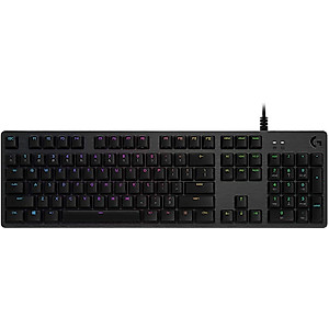 Logitech G512 CARBON LIGHTSYNC RGB Mechanical Gaming Keyboard with GX Brown switches - Tactile