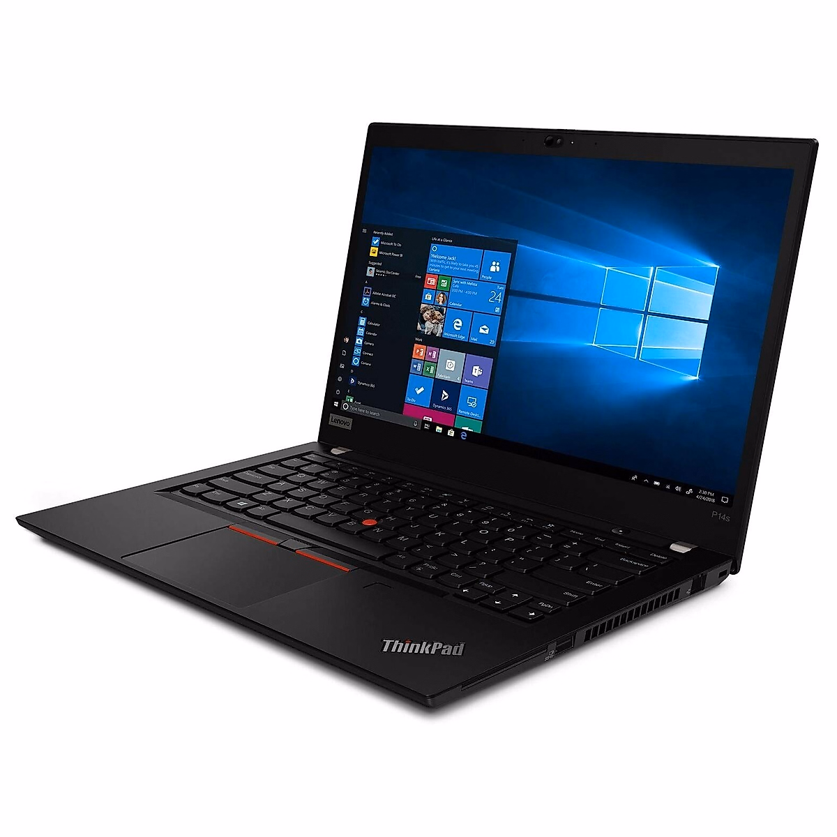Lenovo ThinkPad P14s Business Mobile Workstation with 14.0” FHD IPS Screen, 8 Core AMD Ryzen 7 Pro 4750U Processor up to 4.10 GHz, 16GB DDR4, 512GB SSD, and Windows 10 Pro