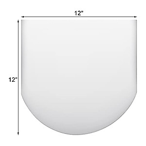 Fasmov 200 Pack LP Vinyl Record Inner Sleeves, 12 inches Inner Plastic Record Cover Sleeves, Round Bottom Protective Sleeves Covers for 12” Albums, Translucent