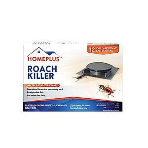 PIC HomePlus Roach Killer, 12 Pack