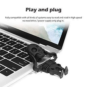 LEIZHAN Cool USB Flash Drive 16GB Skeleton Shape Thumb Drive Computer Memory Stick Data Storgage Gift Pendrive for Teachers, Students, Family and Friends