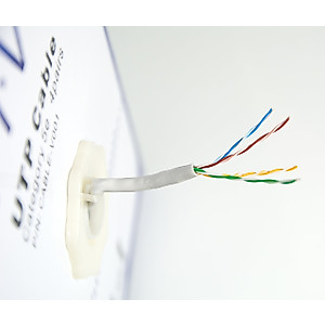 VIVO Gray 1,000ft Bulk Cat5e, CCA Ethernet Cable, 24 AWG, UTP Pull Box, Cat-5e Wire, Indoor, Network Installations CABLE-V001