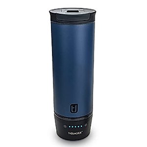 Thermojoe 16 Oz. Rechargeable Heated Smart Travel Mug for Coffee and Tea with Temperature Control