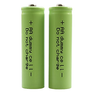 funkawa ShockLi Dummy Fake AA Battery, AA Battery Setup Shell Placeholder(4 - Pack)