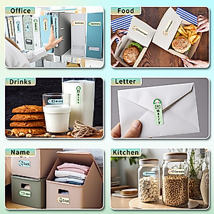 Phomemo D30 Label Maker Tape Black on Panda Pattern Sticker Thermal Paper Self-Adhesive Label Tape, 12 x 40 mm (0.47 x 1.57 Inch) 160 Tapes/Roll, 3-Roll D30 Thermal Label