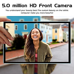 High Version 4+32G 10.1inch Tablet PC IPS HD Screen WiFi Bluetooth Voice Call Game Video Learning Tablet Android 10.0 System Dual SIM Dual Standby Full Netcom,Gift for Friends