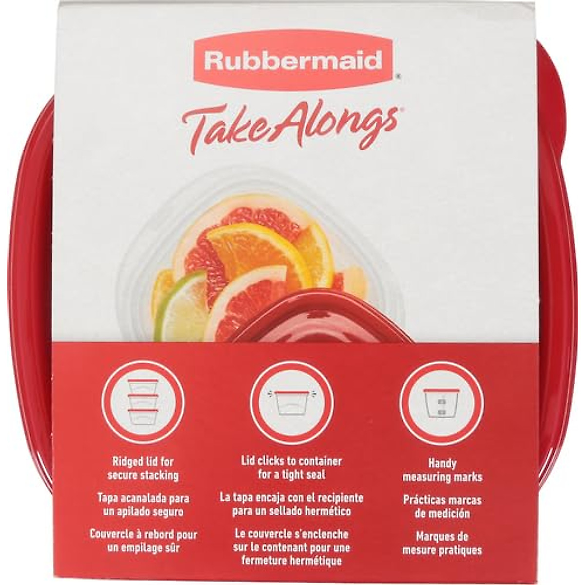 Rubbermaid Takealong Mini Deep Square Set, 5 Piece