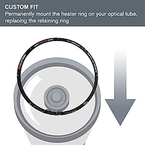 Celestron – Dew Heater Ring – Aluminum Dew Prevention – Compatible 14” Schmidt-Cassegrain, EdgeHD, RASA Telescope Black