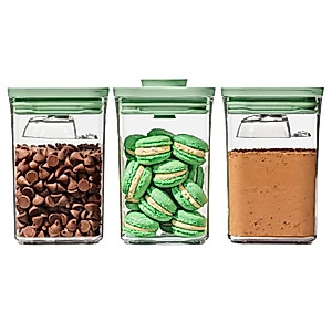 OXO Good Grips 3-Piece POP Container Set with Mini Scoops - Limited Edition Pistachio