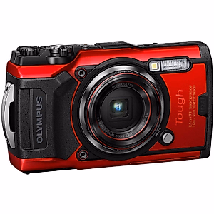 Olympus Tg-6 Tough Camera - Red + 32 GB Memory Card
