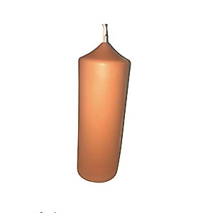 BearNaturalOrganicsPure Natural Beeswax Pillar Candle Terracotta Colored 2.25 inch x 7.25inch