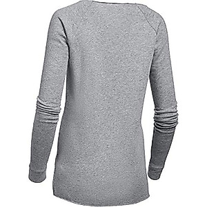 Under Armour Women's UA Hustle Fleece Crew MD Gray