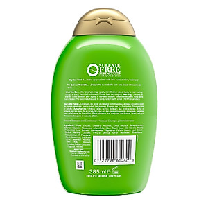 OGX Extra Strength Refreshing Scalp + Teatree Mint Conditioner, Invigorating Conditioner with Tea Tree & Peppermint Oil & Witch Hazel, Paraben-Free, Sulfate-Free Surfactants, 13 fl oz