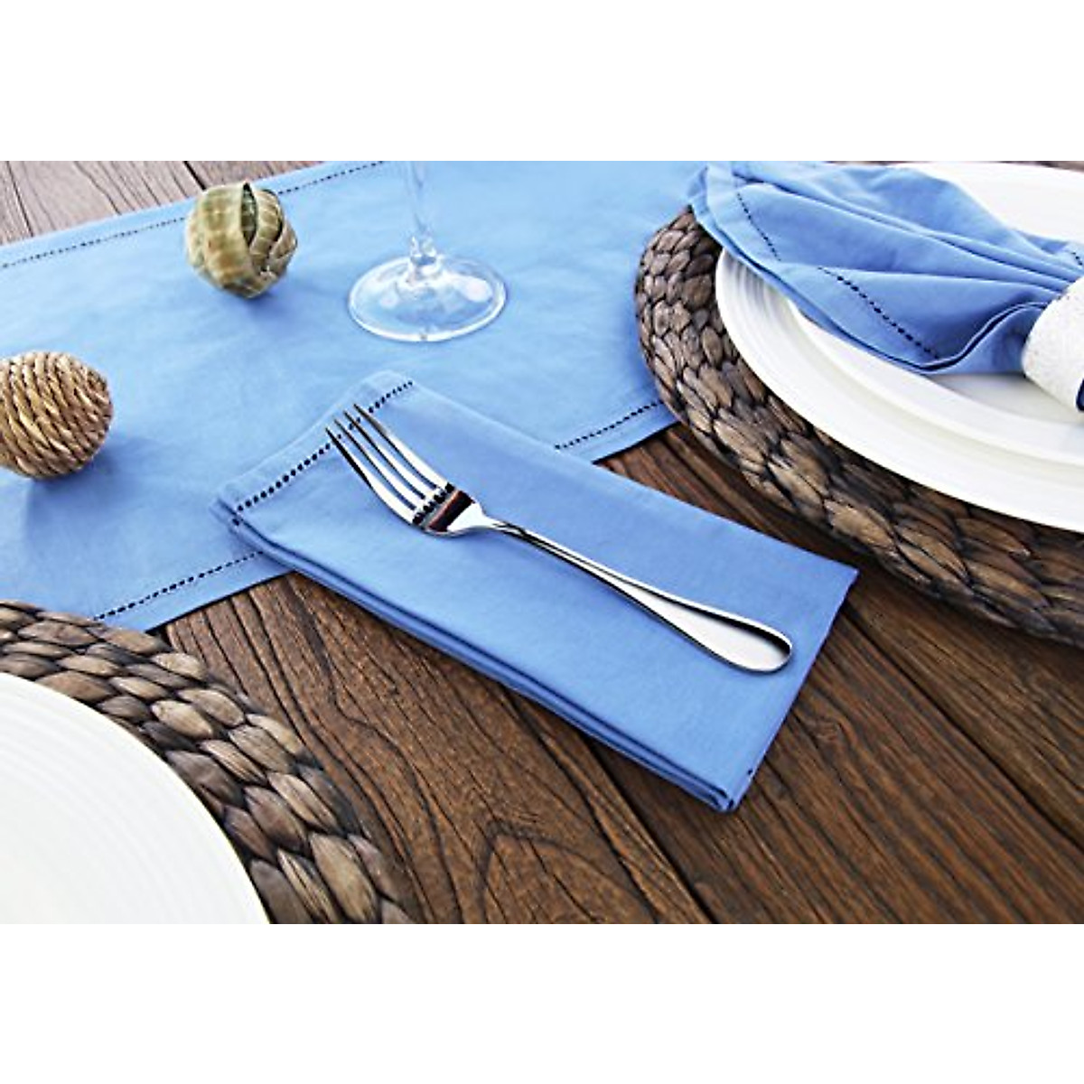 Artaste 59342 Rain 18/10 Stainless Steel Salad Fork, 7", Set of 12, Silver