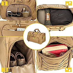 Tactical Military Duffle Bag Gym Bag Travel Sports Bag Outdoor Small Duffel Bag for Men
