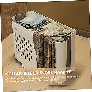 YARNOW Laundry Basket Plastic Storage Shelves Wall Basket Home Storage Baskets Wall Hanging Basket Laundry Hamper Collapsible Laundry Storage Basket Wall Laundry Hamper Laundry Baskets Pp