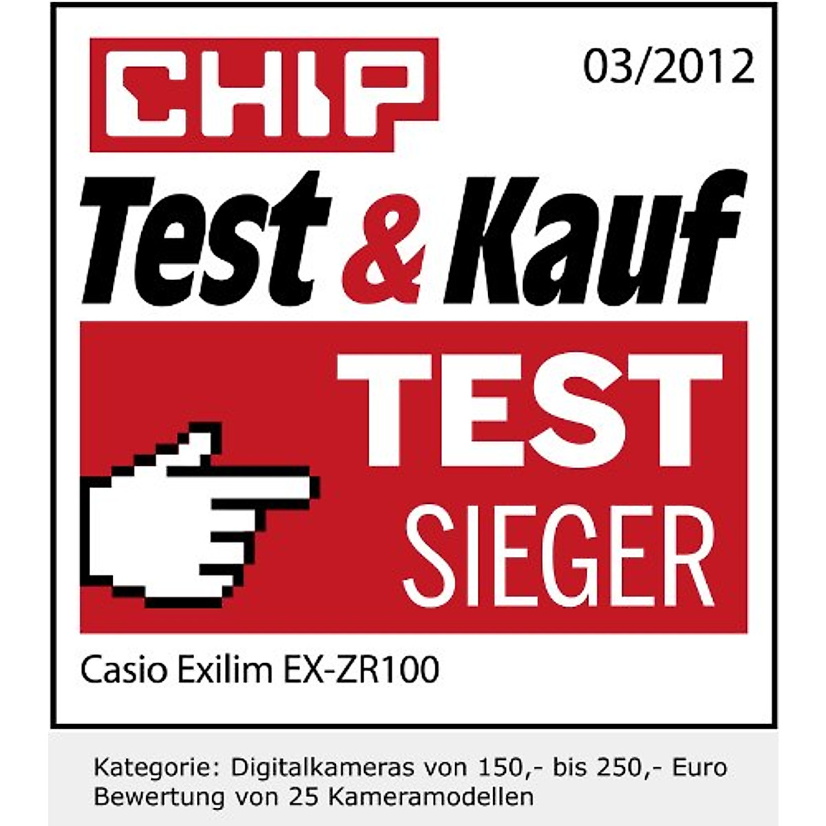 Casio High Speed Exilim Ex-zr100 Digital Camera White Ex-zr100we