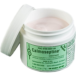 Calmoseptine Diaper Rash Ointment Jar - 2.5 Oz (Pack of 5)