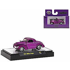 M2 Auto Meets Set of 6 Cars in Display Cases Release 67 Limited Edition 1/64 Diecast Model Cars Machines 32600-67
