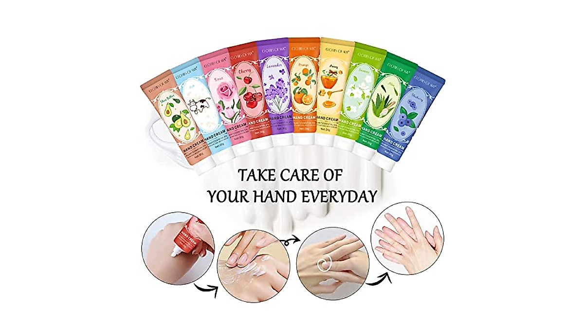 20 Pack Hand Lotion Gift Set - Moisturizing Travel-Size Hand Creams