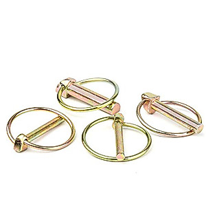 50 PCS Heavy Duty Lynch Pin Assortment Kit Tractor Pins 3 Point Hitch Pins for Tractor, Trailers,Trucks Mowers (50)