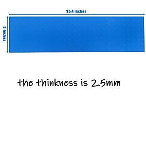 Two Rolls 36inch*9inch 2.5MM Thick Swimming Pool Ladder Mat NO-Slip Texture for Above Ground Steps Pad Stairs Under Pools Accessories