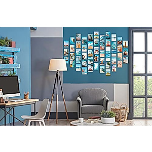 Wall Collage Kit Aesthetic Pictures For Room Wall-Decor - Wall Collage Kit Bedroom Decor For Teen Girls - 50PCS Blue Beach Posters For Room Aesthetic 4" x 6"…