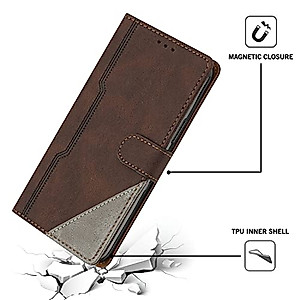 Phone Back Cover Compatible with Oppo Reno 6Pro 5G Case, Reno 6Pro 5G Wallet Case Slim PU Leather Phone Case Flip Folio Leather Case Card Holders Shockproof Protective Case with Wrist Strap Case Cover