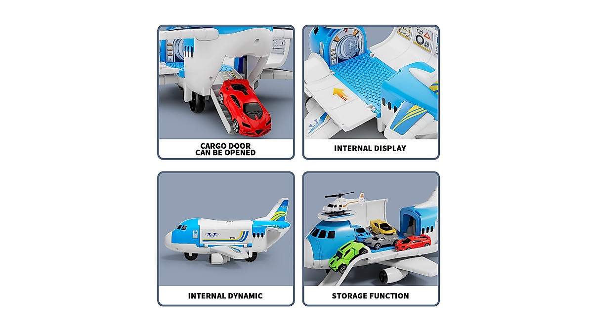 LOVE LIFE Airplane Toy Set - Fun for Kids Age 3-10