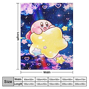 Ultra-Soft Anime Merch Anime Throw Blanket for Couch Bed Sofa, Lightweight Plush Cozy Flannel Blankets Warm Bedding 40"x50"