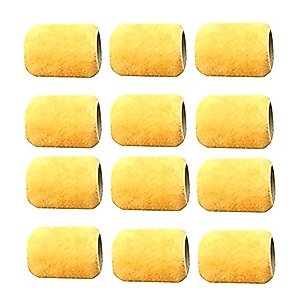 12 Mini 3" ALAZCO Paint Roller Refill Covers NO SHED for Painting Trims, Edges, Corners, Small Areas