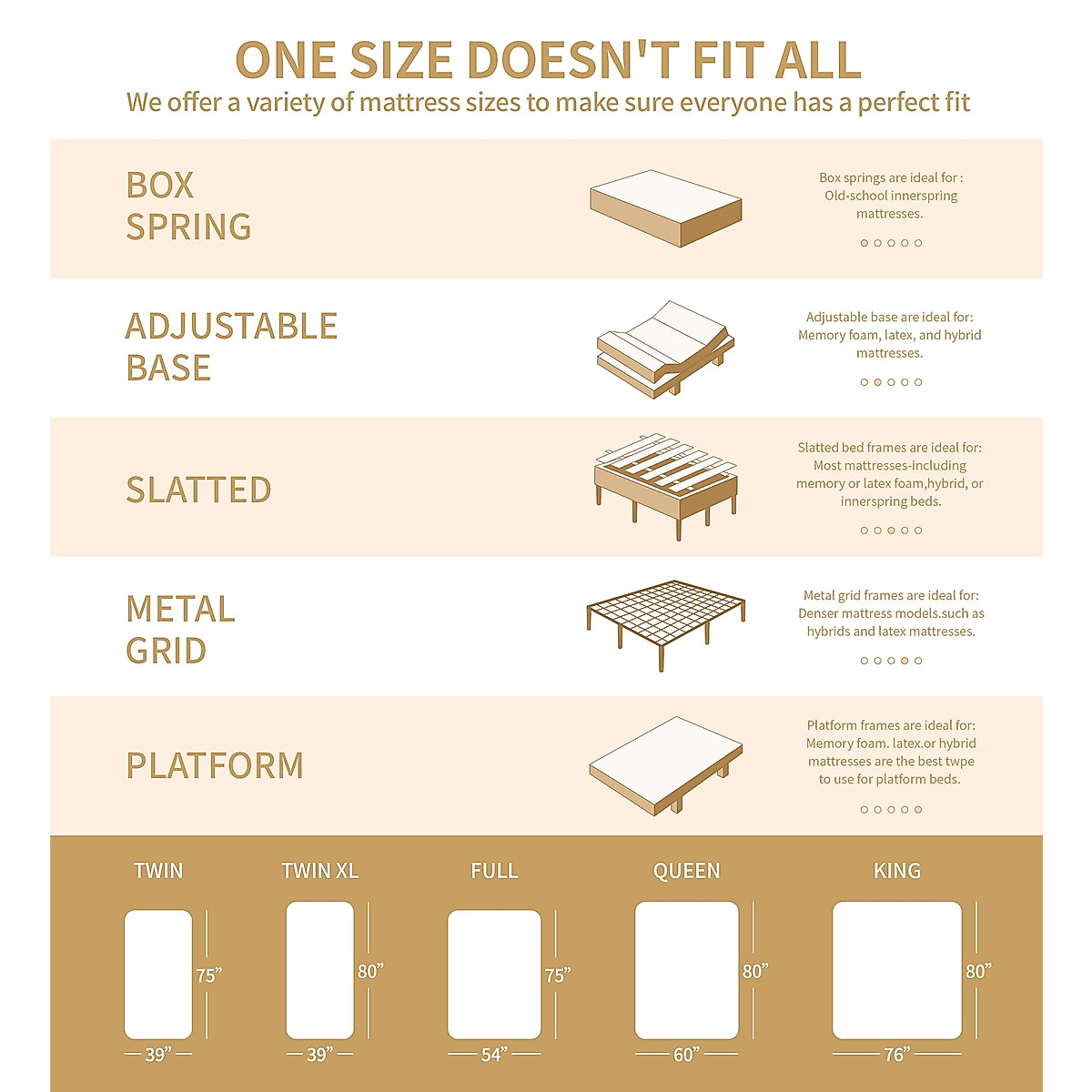 KOANTTI Queen Mattresses,14 Inch Queen Size Mattresses in a Box,Memory Foam Hybrid White & Black Mattress with Provide Support and Improve Sleep Mattresses,Pressure Relief,Medium Firm.