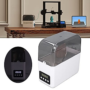 XTevu 3D Printer Filament Dryer - Evenly Heating, Noiseless Filament Printing Dry Box for 1.75mm, 2.85mm, 3.00mm - US Plug AC100-240V - 3D Printing Accessories, Printing Supplies