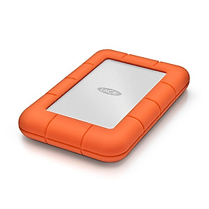 LaCie Rugged Mini USB 3.0 / USB 2.0 2TB External Mobile Hard Drive 9000298 with Ivation Compact Portable Hard Drive Case