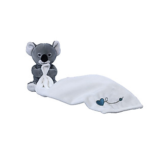 Plush Full Bodied Stuffed Koala Comforter Blanket 12"X12" for Babies, Toddlers,Boys and Girls