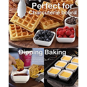 Taeochiy 12 Pack Ceramic Dipping Bowls, 3 Oz Soy Sauce Dish, Small Dip Bowls Set for Sauce, Side Dish, Condiments, Sushi, Ramekins Oven Safe