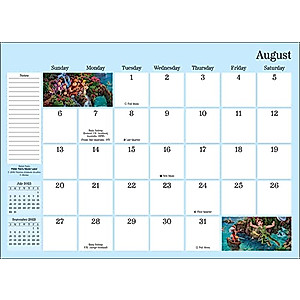 Disney Dreams Collection by Thomas Kinkade Studios: 12-Month 2023 Monthly Pocket