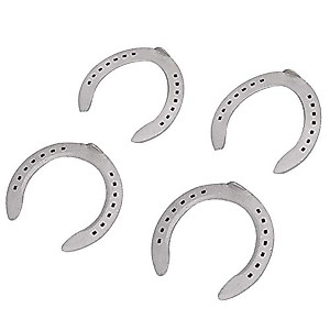 Aluminum Alloy Horseshoe, Horse Riding Tool, Sturdy Horseshoe Accessories, for Horse & Racing(No. 4)