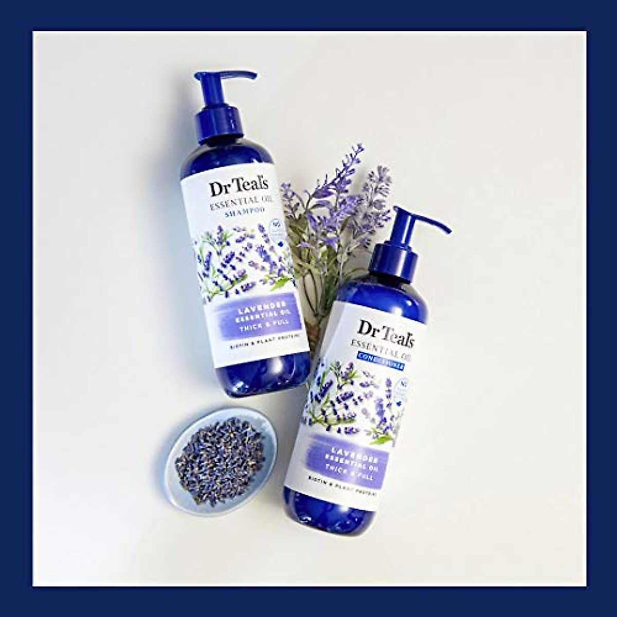Dr Teal's Thick & Full Essential Oil Shampoo, Lavender, 16 Fl Oz