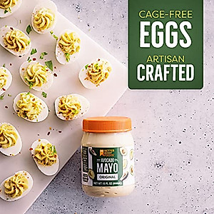 BetterBody Foods Avocado Oil Mayonnaise, Non-GMO Mayo Spread Made with Cage-Free Eggs, Paleo (15 Ounces)