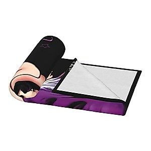 Cute Super-Soft Blanket Flannel Throw Blankets Home Sofa Bed Couch Living Room Blanket for All Season 50"X40"