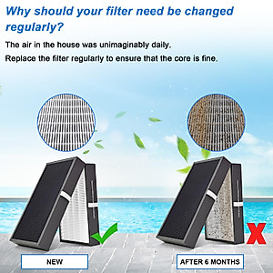 REEPLAR 7700 Smart Filter Replacement, Compatible with Blue air protect 7770i and 7710i Air Purifiers, Filters Airborne Pollen, Dust, Pet Dander, Cooking Odors etc.