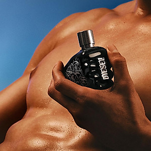 Diesel Only The Brave Tattoo, Eau de Toilette for Men, Woody Scent With Notes of Citrus, Sage, Pepper & Tobacco, 4.2 Fl. Oz.
