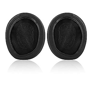 Jecobb AH-D600 Earpads Replacement Ear Cushion Pads with Protein Leather and Memory Foam for Denon AH D600, AH-D600EM Over-Ear Headphones ONLY (NOT FIT DENON Other Series) (Black)