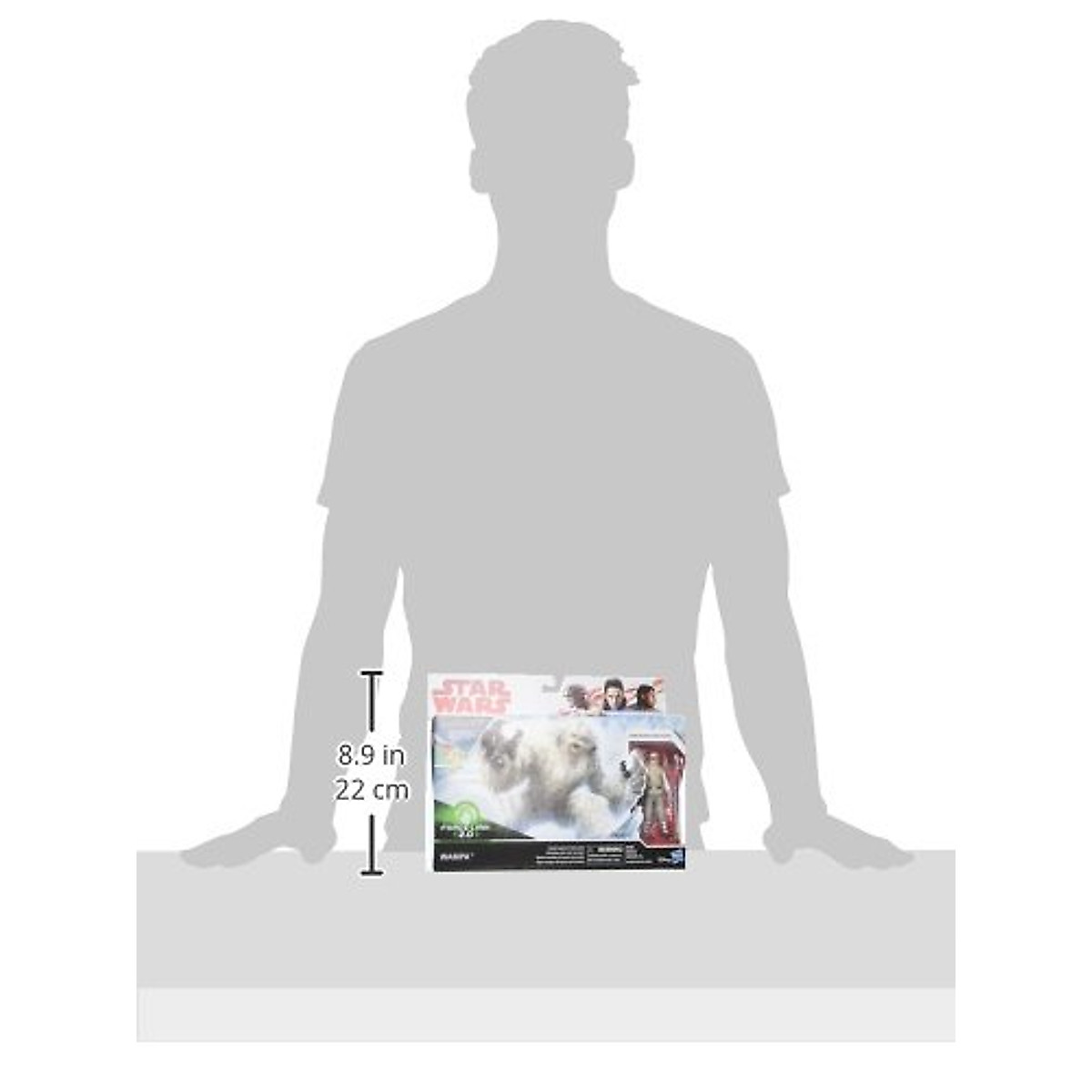 Star Wars E1689 SW E5 Wampa and Luke Hoth Action Figure