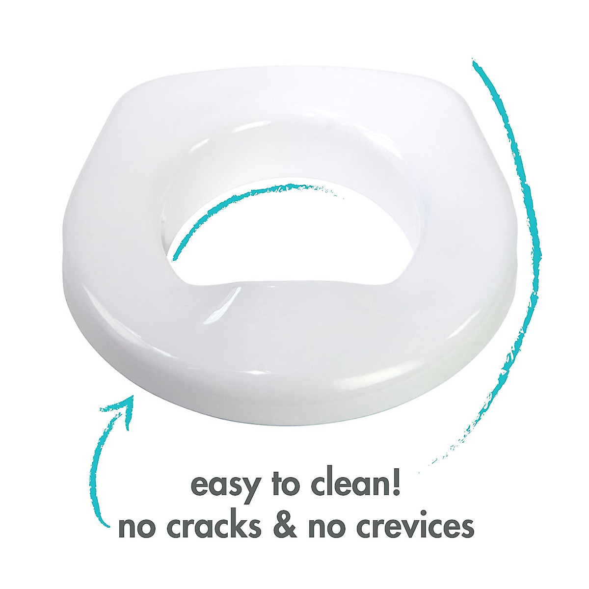 The First Years Super Pooper Potty Training Toilet — White — 2-in-1 Toddler Toilet Seat and Potty Chair